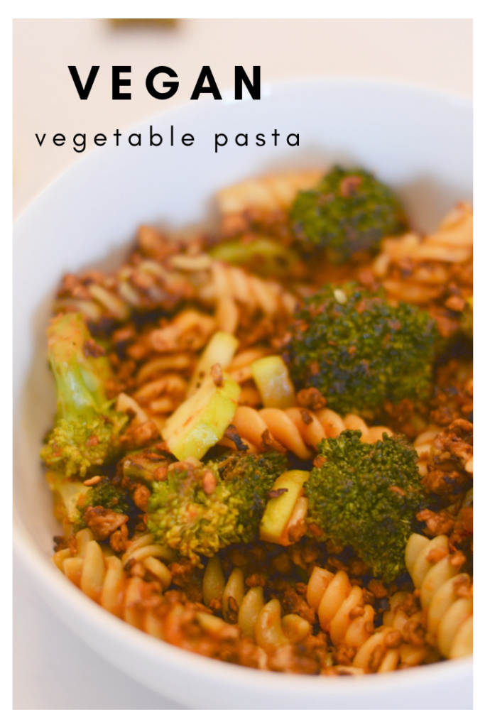 Vegetable Pasta – Mindful Minimal Me